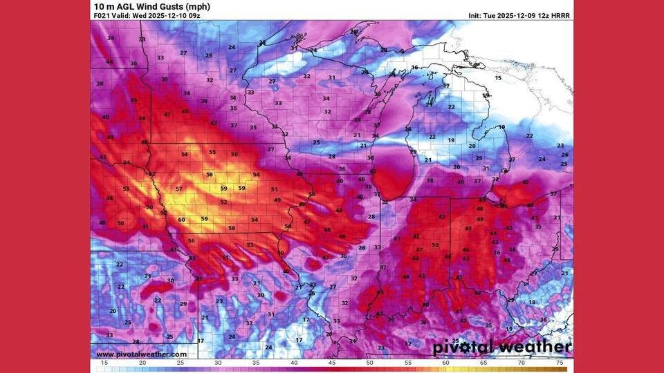 Severe Ground Blizzard Conditions Expected in Illinois as Powerful ...