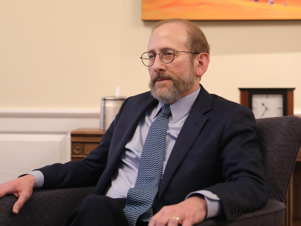 Harvard President Garber Breaks Silence on Encampment, Threatens ...
