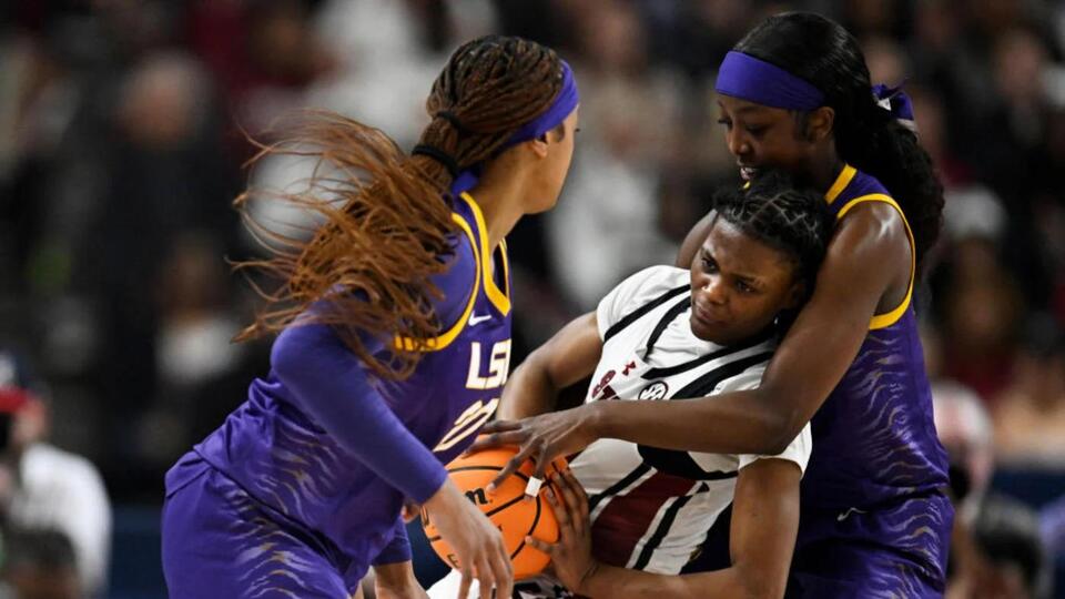 SEC Tournament final brawl: South Carolina vs. LSU devolves into chaos ...