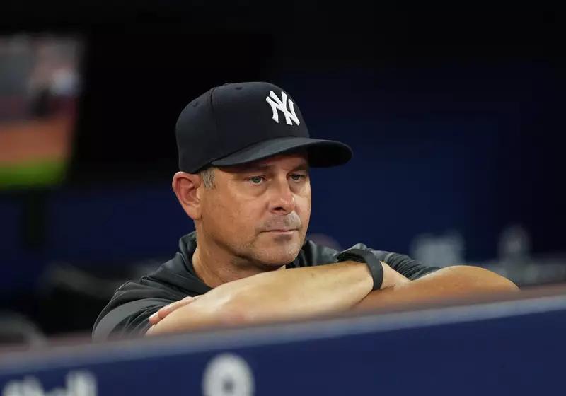 Yankees Nation Turns on Aaron Boone After Jazz Chisholm Jr. Controversy ...