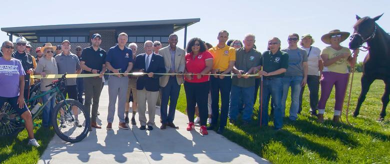 Cross County Trail, New Amenity Celebrated on National Trails Day ...