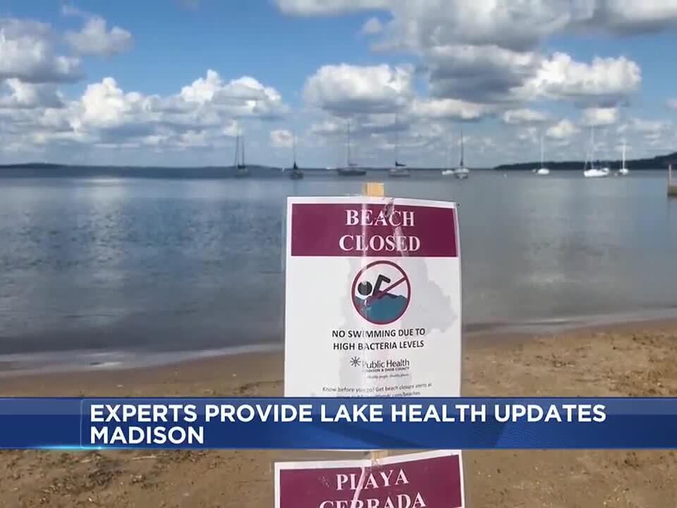 Lake experts provide daily updates on the health of Madison beaches