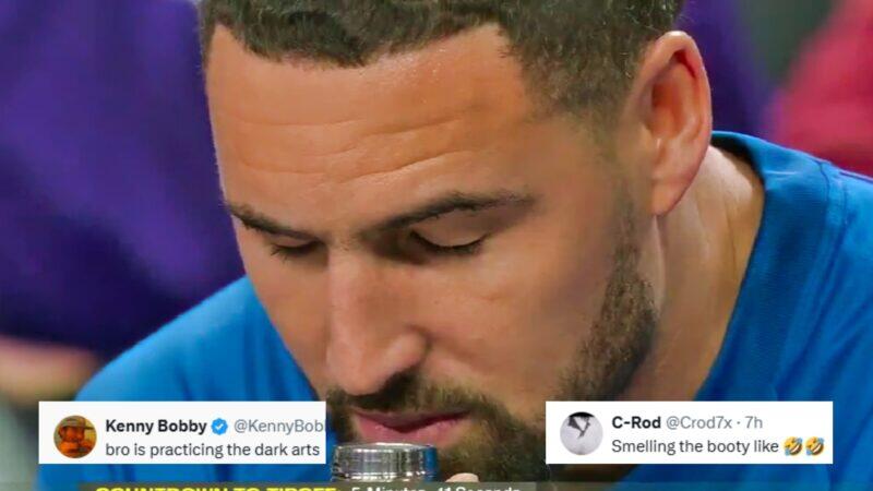 Social Media Flooded With Memes After Klay Thompson Was Caught On ...