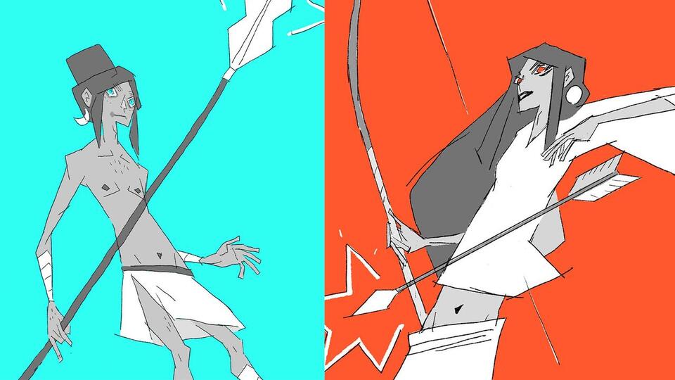 This Rez artist is making a Japanese mythology game that breaks every ...