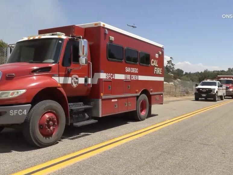 Crews Quickly Stop 2-Acre Vegetation Fire in Rural Campo Area