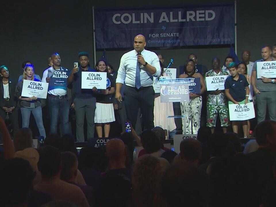Rep. Colin Allred holds campaign event in Houston