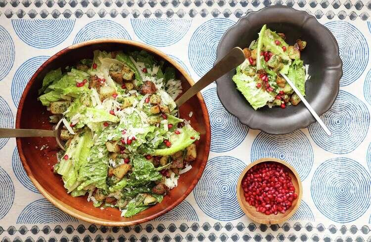 This Caesar salad recipe from a Houston chef swaps croutons for ...