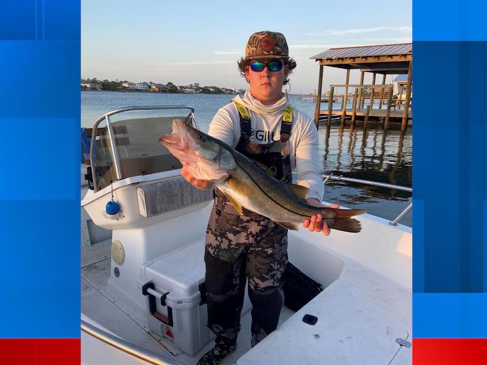 Baldwin County teen catches pending state record fish