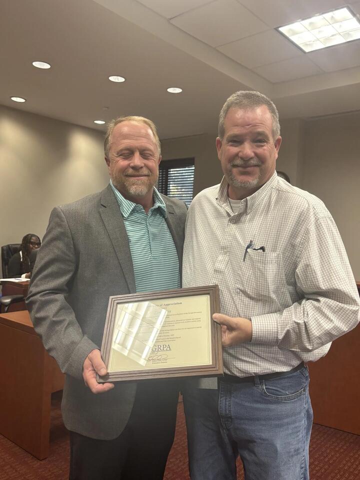 Parks and Rec Director Tim Estes recognized for presidency of GRPA ...