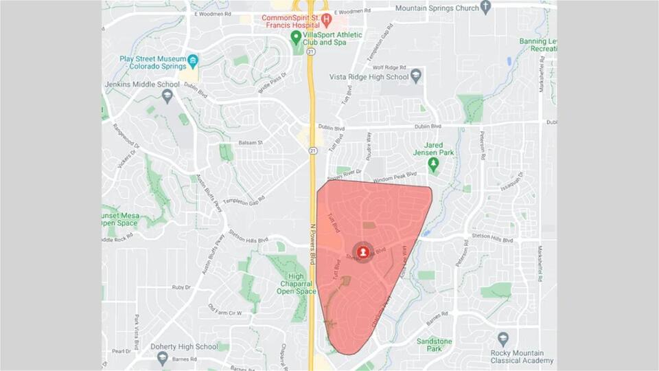 Power outage on east side of Colorado Springs effecting over 2,500 ...
