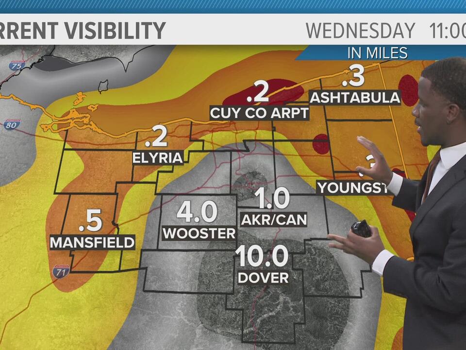 Cleveland Weather: Fog continues into Thursday morning