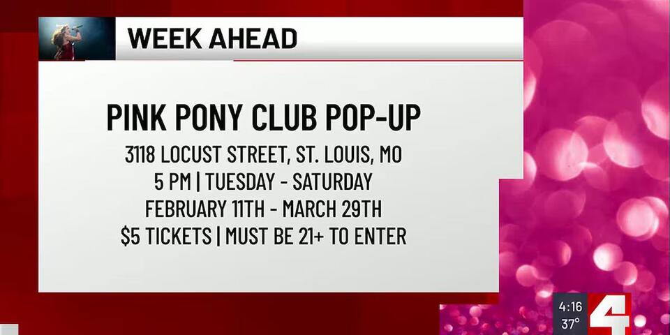 ‘Pink Pony Club’ pop-up bar coming to St. Louis - NewsBreak