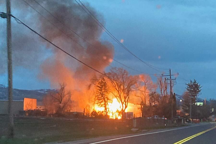 Large fire in Ammon just for training - NewsBreak