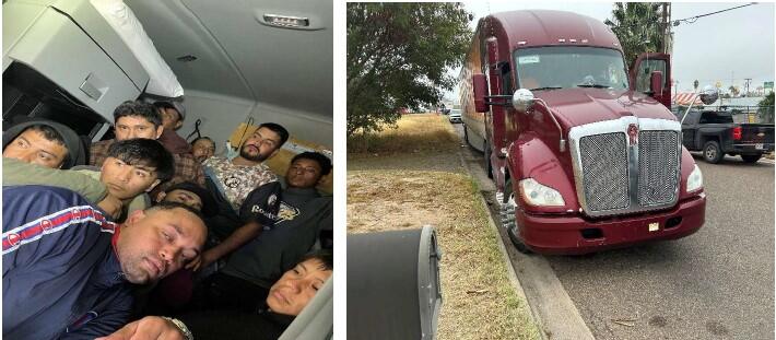 DPS Finds 16 Illegal Immigrants Inside Truck Tractor (South Texas ...