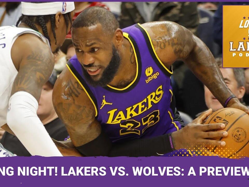 Opening Night! The Lakers Start the 2024-25 Season Vs. Timberwolves ...