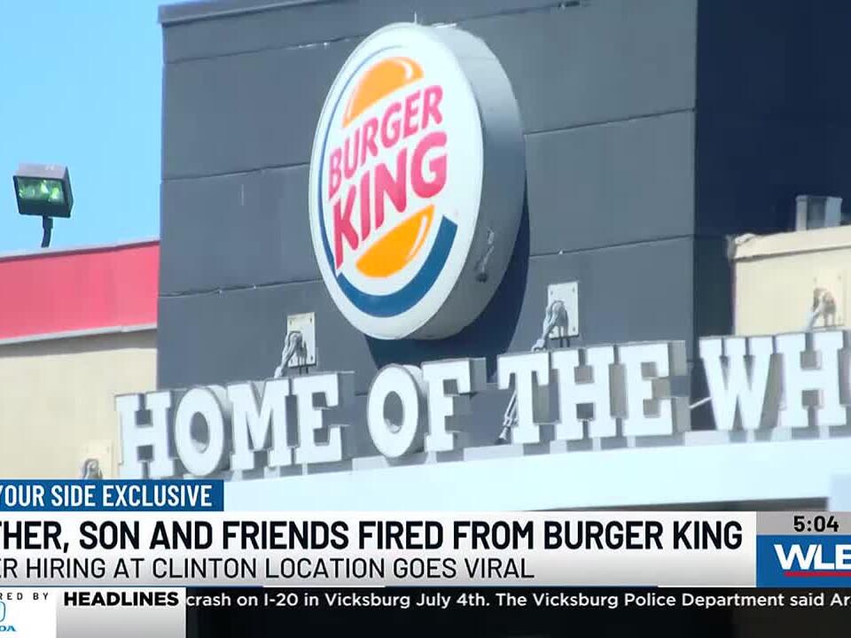 Exclusive; Mother, Son and friends fired from Clinton Burger King after ...