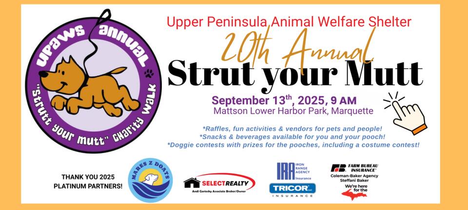 UPAWS Strut Your Mutt 2025 Join us for the Biggest Dog Party of the ...