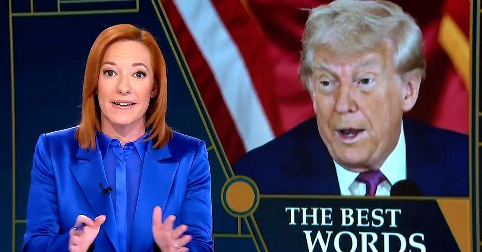 MSNBC’s Jen Psaki Drops Trump Montage to Explain Why Press Office Won’t ...