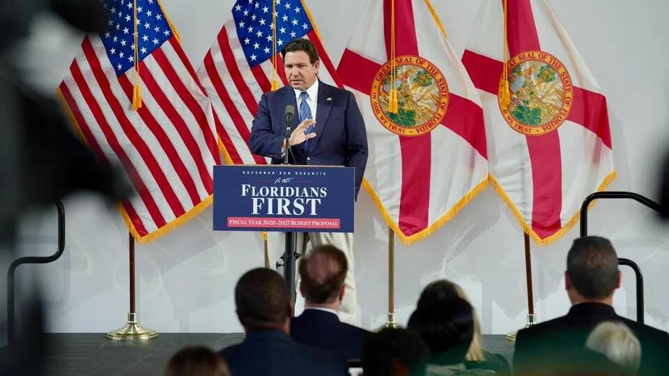 Governor Ron DeSantis announces the Floridians First 2026-2027 Budget ...