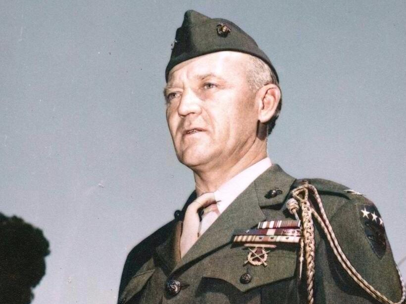 John Wayne hired the major general who commanded the 3rd Marine ...