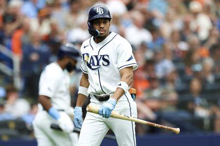 Rays’ Chandler Simpson (mouth), Taylor Walls (hamstring) exit vs ...