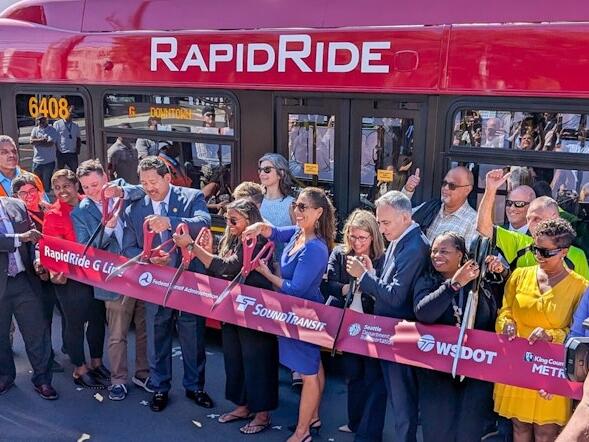 Seattle Celebrates New RapidRide G Line Promising Frequent and ...