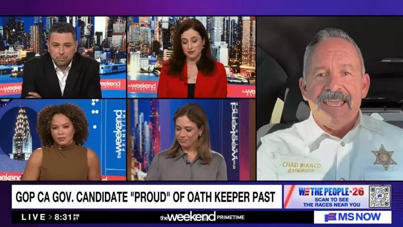 'Asked you a very clear question!' Clash erupts with MAGA candidate ...
