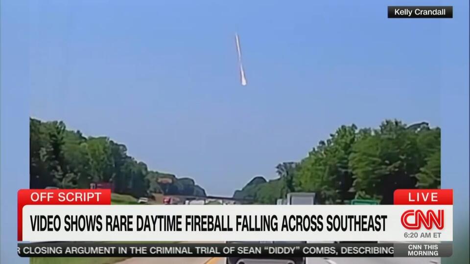 WATCH: ‘Fireball’ Streaks Through Sky in Stunning Sight, Officials ...