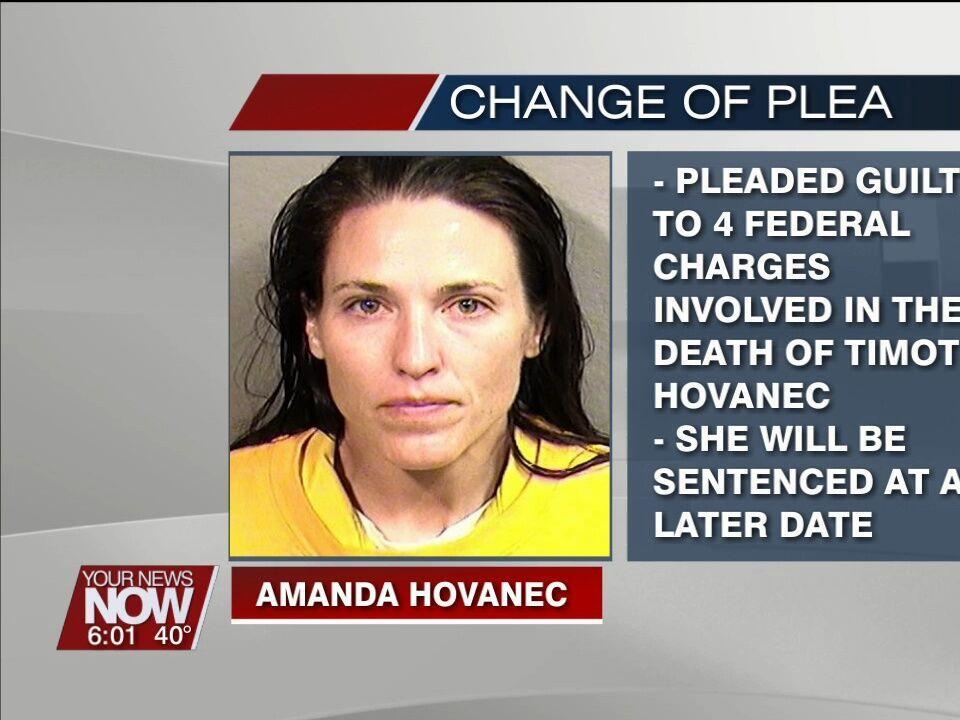 Amanda Hovanec pleads guilty to four charges for her involvement in the ...