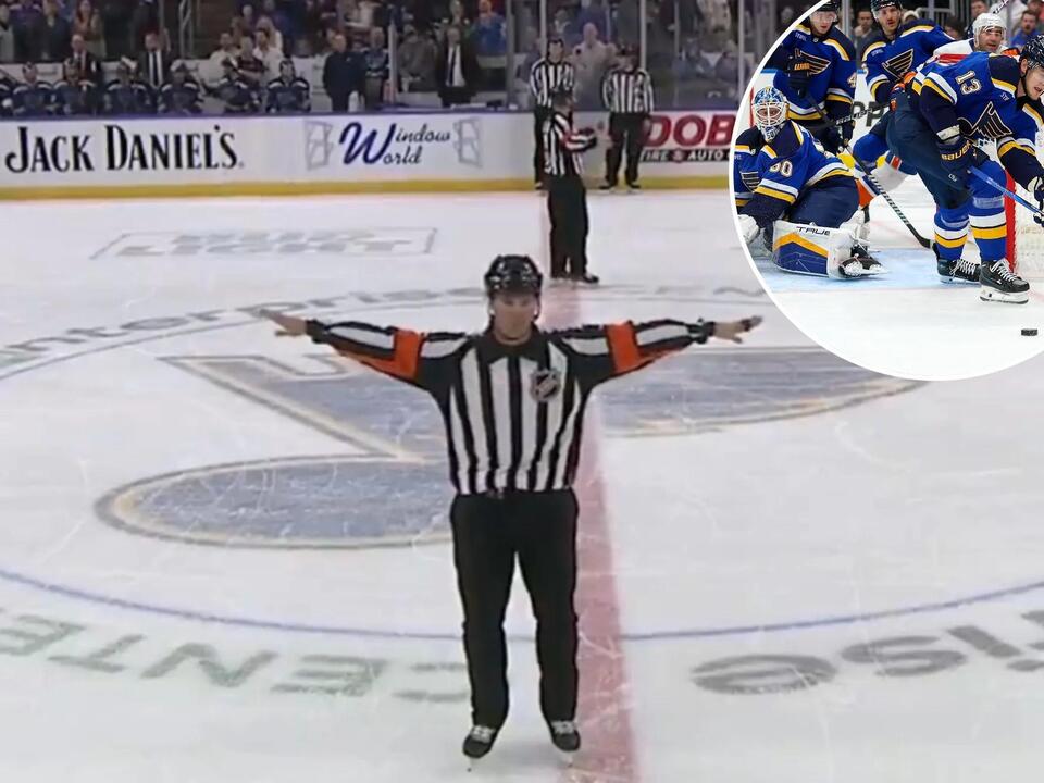 NHL referee hilariously warns fans before call during ugly Islanders ...