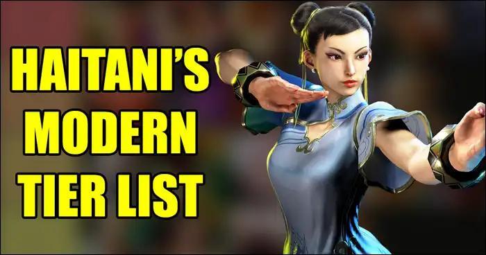 Haitani releases Street Fighter 6 Modern Controls character tier list ...