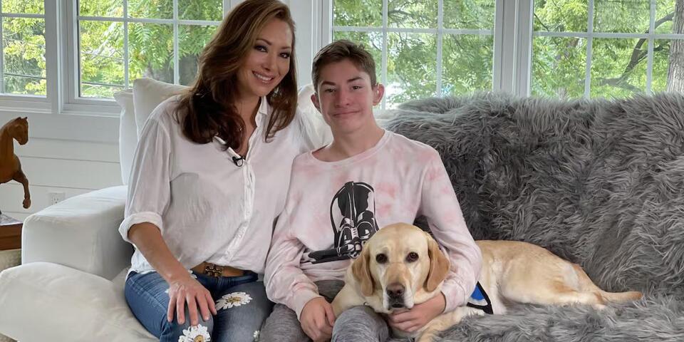 Shannon Cogan’s son Colt and his service dog Wink featured in new ...