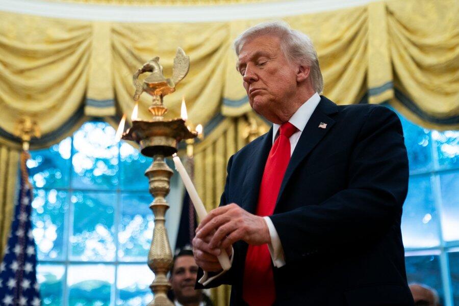 Trump hosts Diwali festival of lights at the White House - NewsBreak