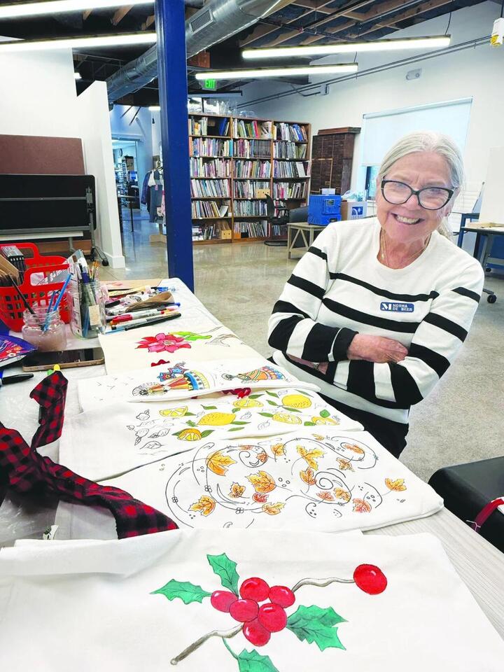 Fabric painting workshop with South African artist Norma de Beer on Oct ...