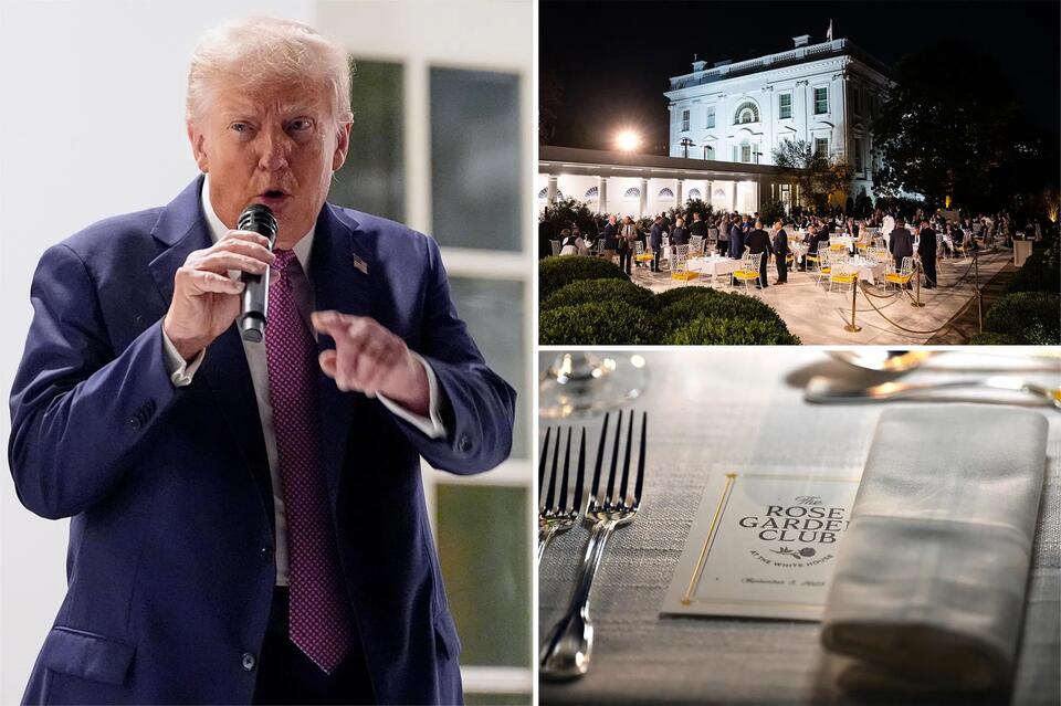 Trump unveils new ‘Rose Garden Club’ at White House - NewsBreak
