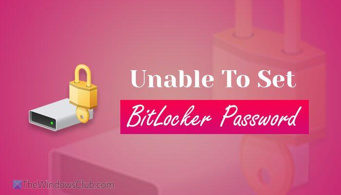 Unable to set BitLocker password in Windows 11 - NewsBreak