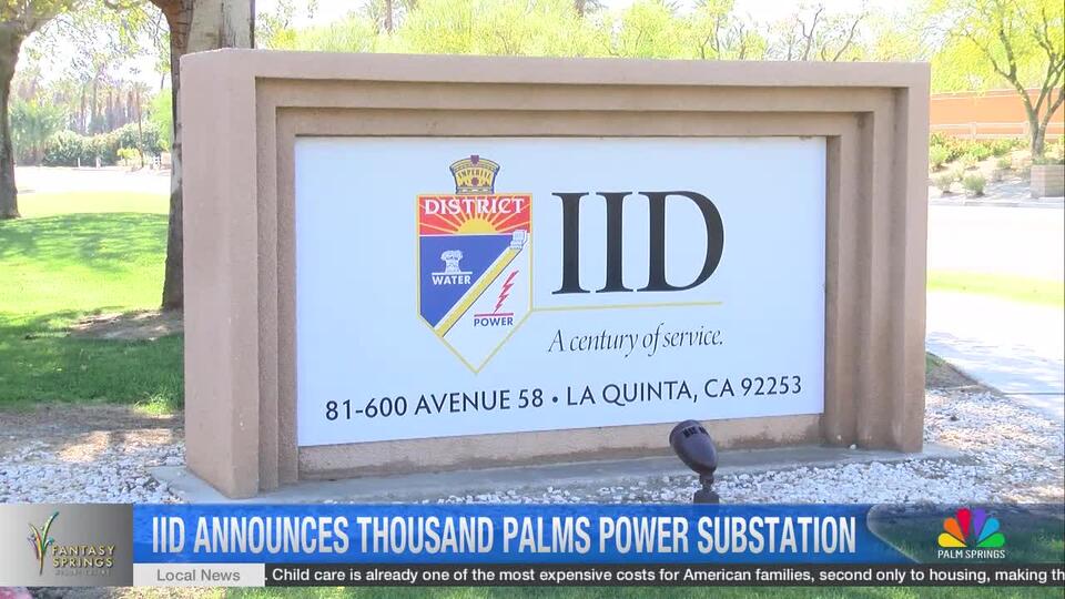 Imperial Irrigation District Announces Thousand Palms Power Substation ...