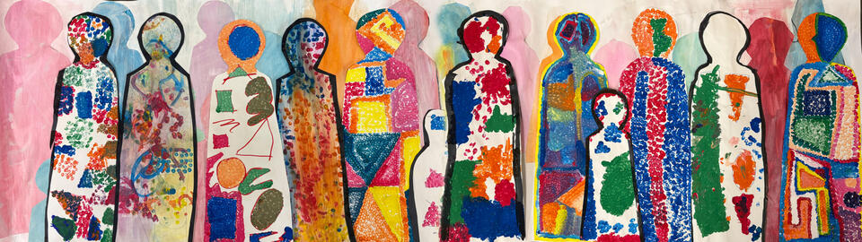 Color, Shape & Texture: Corning-Painted Post Unified Art Student ...