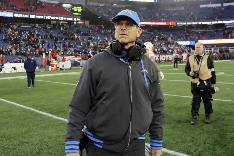 Ravens Star Calls on Jim Harbaugh to Fire Chargers OC, Hire John ...