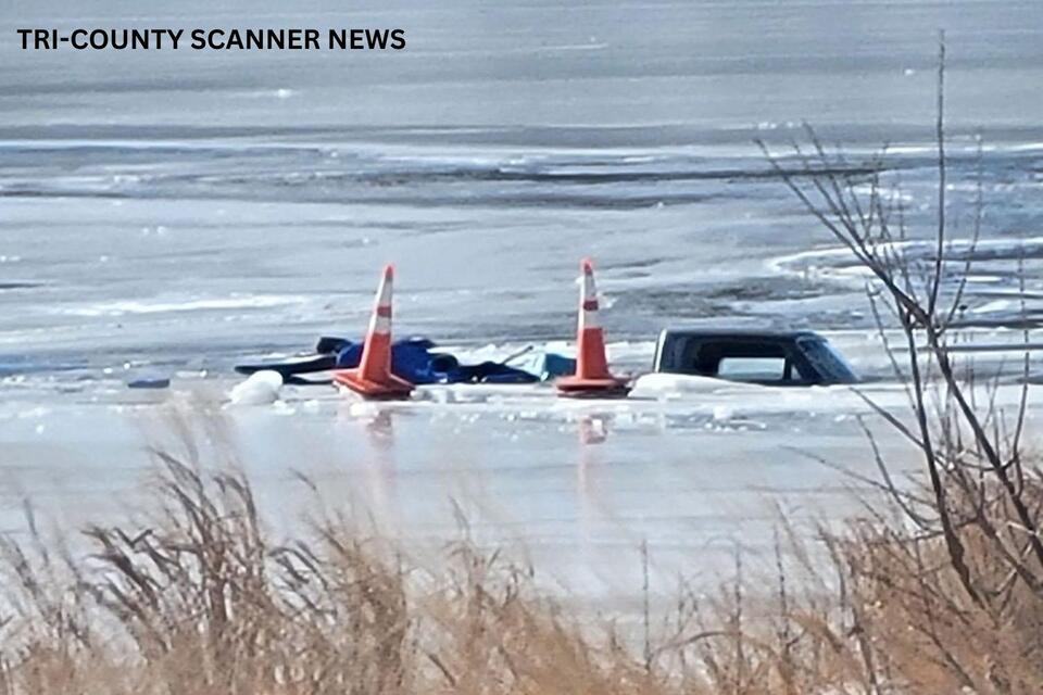 Truck stunt on NJ ice ends underwater, draws outrage - NewsBreak