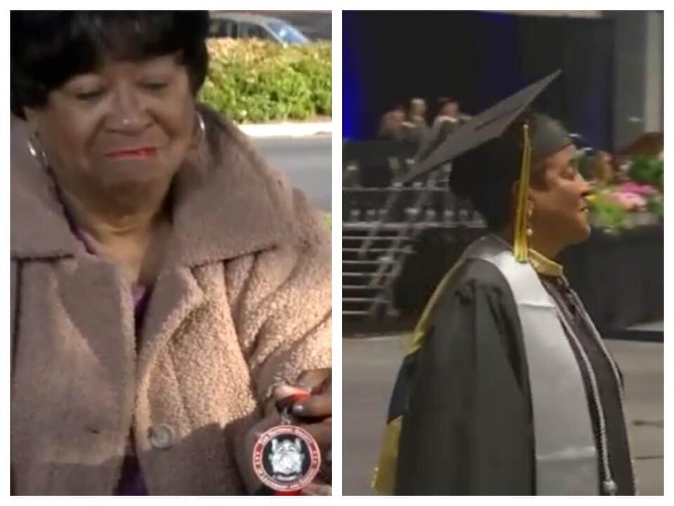 76-year-old great-grandma becomes the first in her family to earn a ...