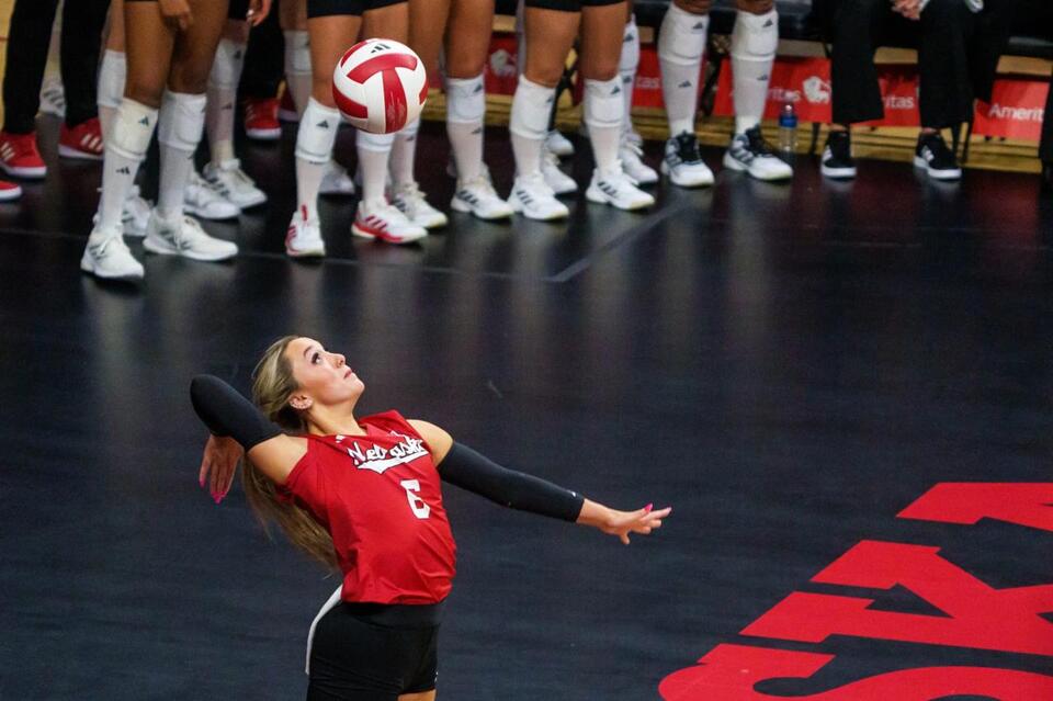 Nebraska Volleyball’s Laney Choboy Makes All-Big Ten, Gets 2-Word ...
