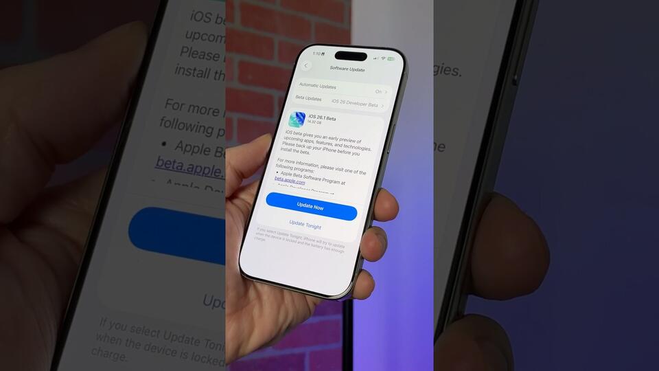 What's new in iOS 26.1 beta 1: More Apple Intelligence languages, MCP ...
