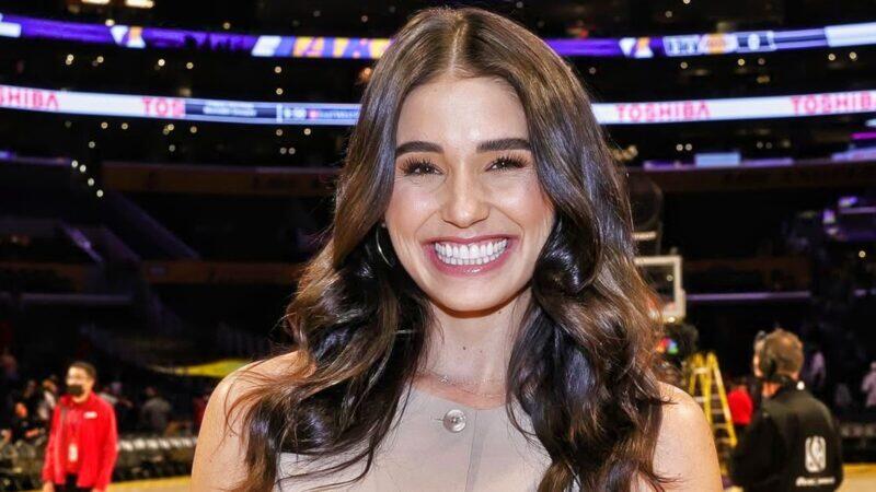 NBC Reporter Ashley ShahAhmadi Causes Major Buzz At NBA Season Opener ...