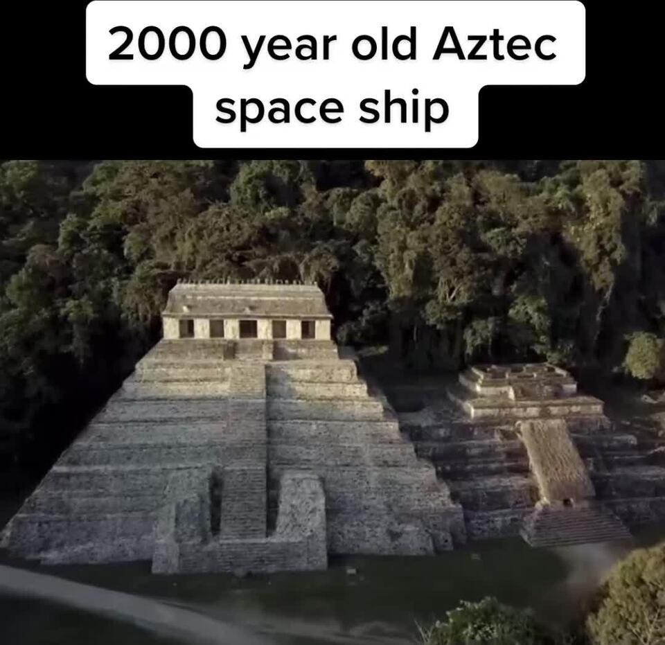 Does this 2000 year old tomb depict an ancient space ship？ # ...