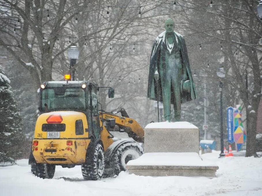 Bangor may get more snow this spring than all winter
