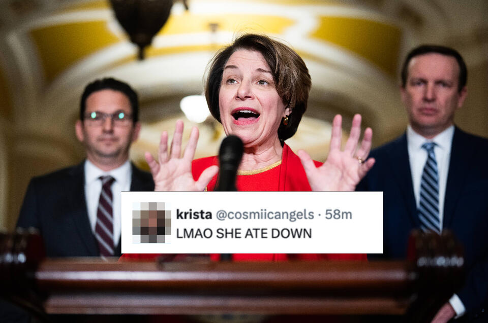 Amy Klobuchar's Donald Trump Joke Is Going Viral - NewsBreak