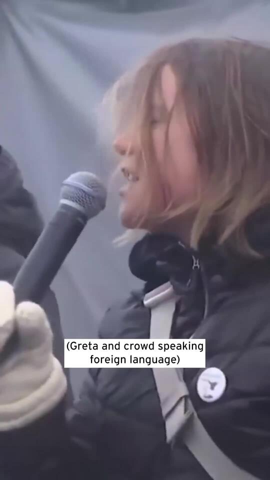 Famous climate activist GretaThunberg joined a protest to stop the ...