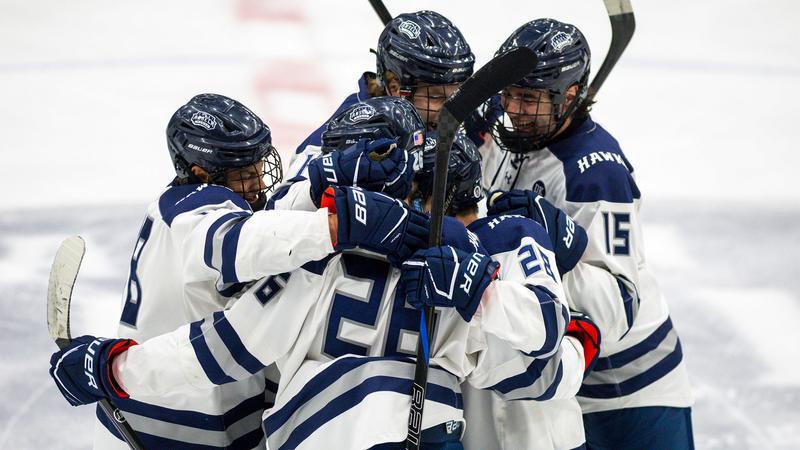 Men’s Ice Hockey Uses Third Period Comeback to Down Saint Michael’s, 4 ...