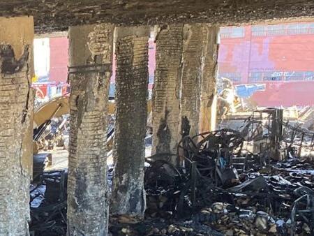 Fire-damaged 10 Freeway in downtown LA to reopen by Tuesday